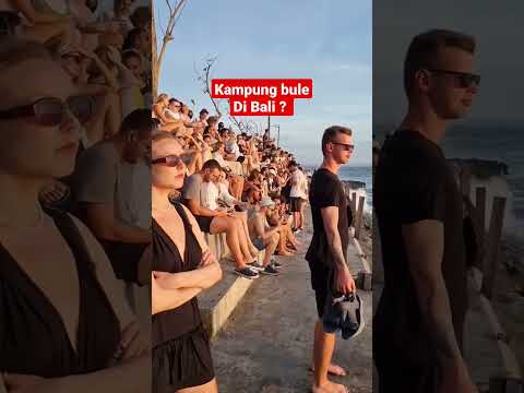 Kampung bule di Bali ? #bali #infobali #trending #canggu
