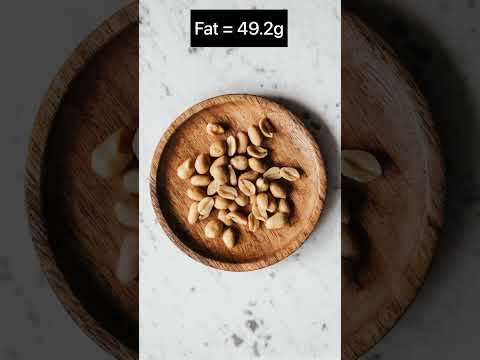How many calories in 100g peanuts #food #fitness #health #calories #gymmotivation #youtubeshorts