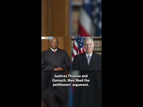 Justice Thomas and Gorsuch’s Dissenting Opinion in Moore v. United States #shorts #tax