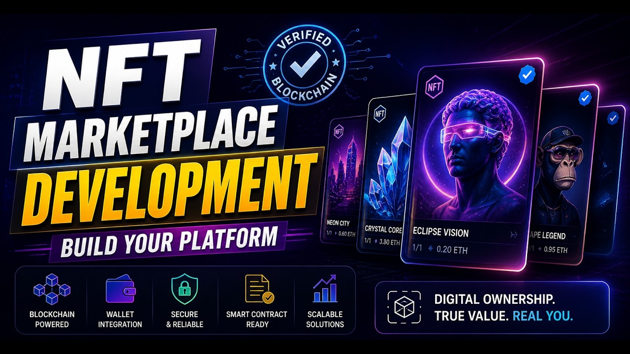 NFT Marketplace Development Services Explained | Build Your Digital Ownership Platform