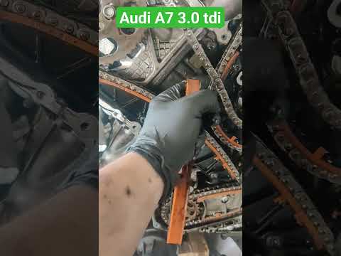 Audi A7 3.0 tdi #audi #engine #enginerebuild #short #shorts