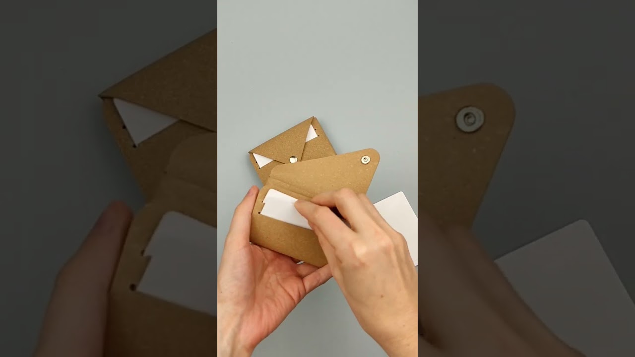 Crea tu propia cartera de piel en pocos minutos, fácil y sin costuras. Patrón PDF. #leathercraft