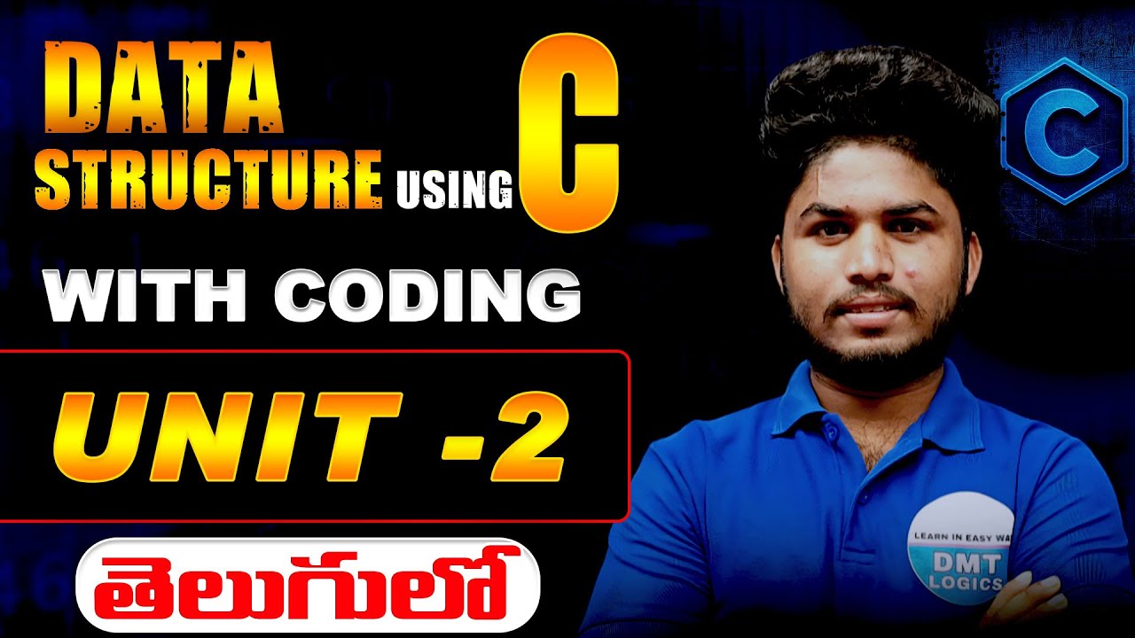 Data Structure Using C  Unit -2 Class | 3rd Sem Computer science Classes by Ranjith Sir