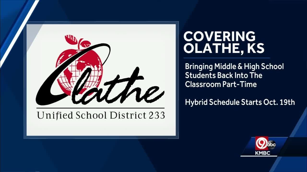 Olathe middle school, high school students to return to classrooms with hybrid learning
