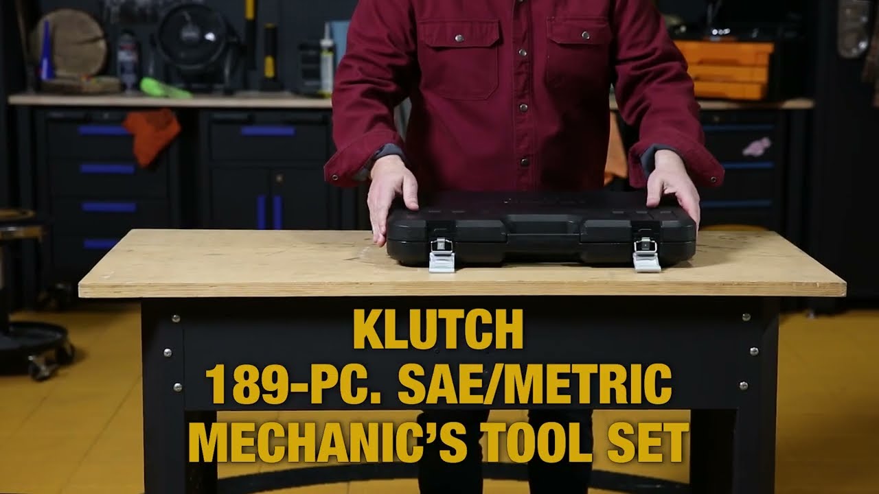No-BS Tool Video 4: The Klutch 189-Pc. Mechanic's Tool Set