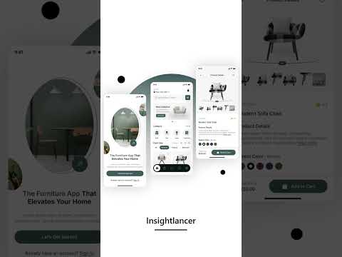 Furniture E-Commerce Mobile App | Furniture Store App UI Kit | Figma UI Kit | Mobile App UI Kit | UI