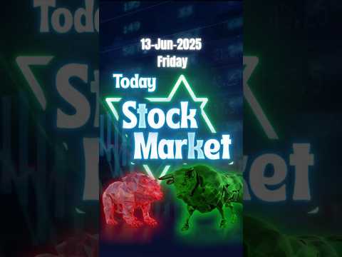 Today NSE BSE Market Open Close Updates 13 June 2025 | Shabdha