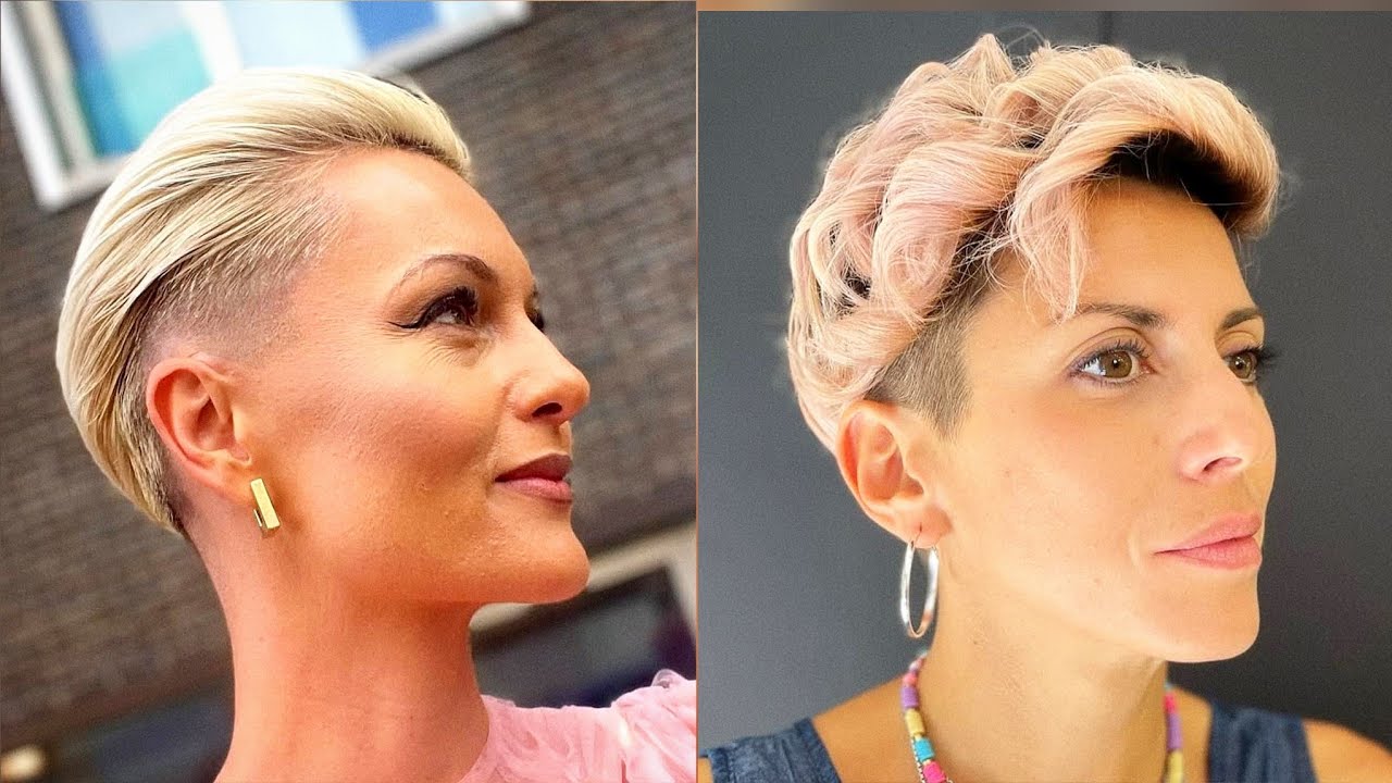 long pixie cut for women over 50 | short hair for thin hair | Undercut Pixie haircut 2025 md