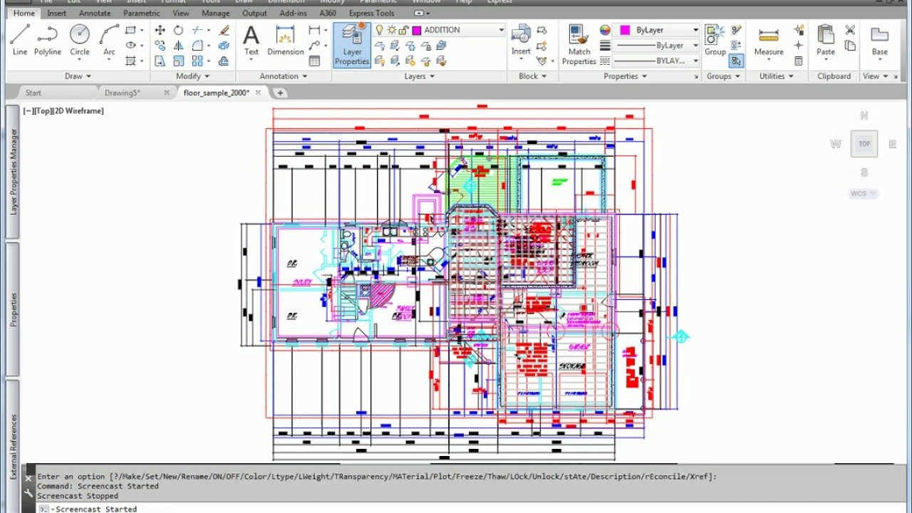 AutoCAD layer filters and layer states