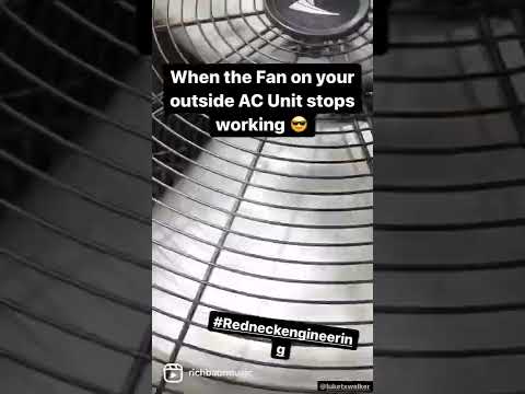 If AC Fan stops working and your condenser is still working. Quick fix. Point fan ⬆️ to vent hot air