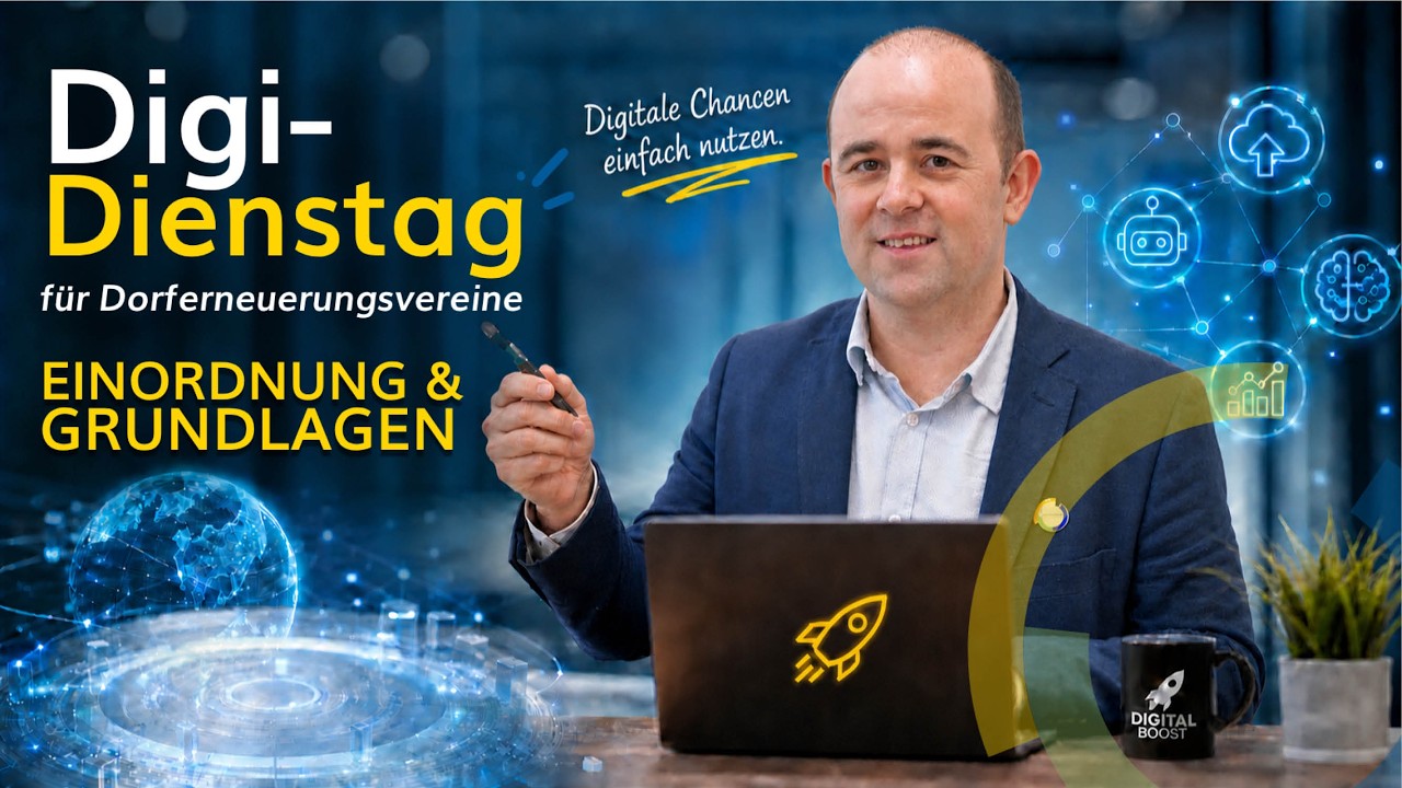 Digi-Dienstag für Dorferneuerungsvereine: KI im Vereinsalltag, Einordnung & Grundlagen