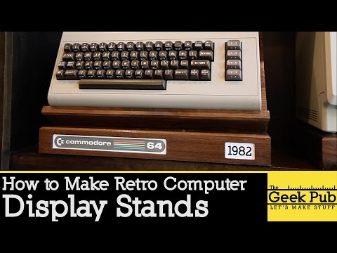 Retro Computer Stands for the Commodore 64 and Apple Macintosh