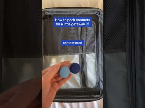 Packing your contact lenses doesn’t have to be hard 🫶 #1800contacts