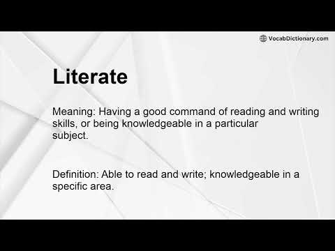 Literate Meaning