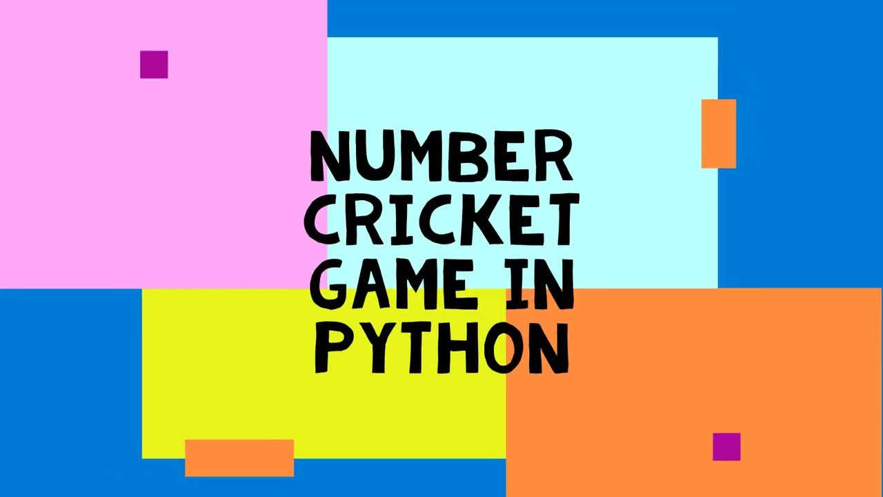 How to make Number Cricket Game in Python Part 1