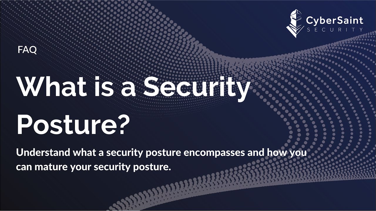 What is a Security Posture?