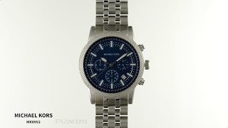 Michael Kors MK8952 - Hutton Chrono Watch • Watchard.com