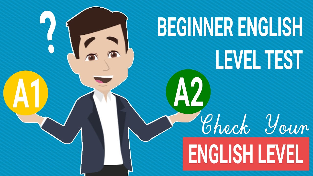 CHECK your ENGLISH LEVEL for free! | Beginner English Level Test (A1/A2)