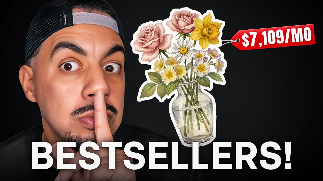 Digital Birth Flower Bouquets Are Making Sellers $7k/Month on Etsy | Here's How
