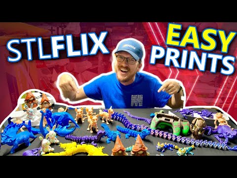 EASIEST to PRINT High Quality 3D Printer Files With Commercial Use!