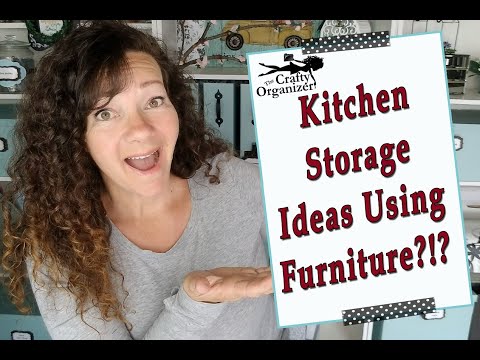 Kitchen Storage Ideas using furniture