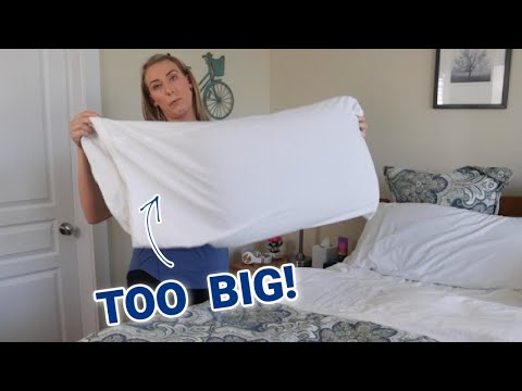 Pillow Case too Big for Pillow?!? How to Tuck Loose Ends!