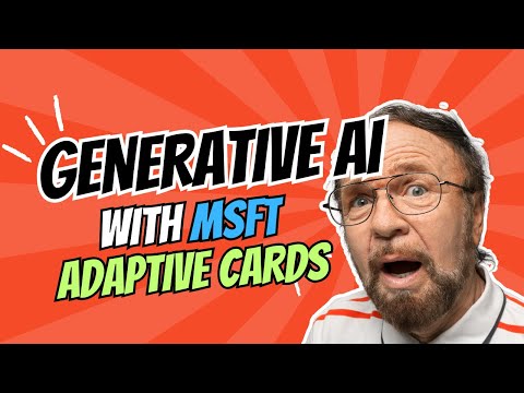 Vibe Coding an entire AI Chatbot that uses Adaptive Cards for Generative UI (Dynamic LLM Created UI)