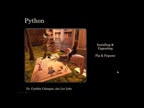 Pip and Pygame for Lab 2 in Module 4