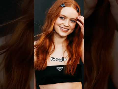 sadie sink google vs pinterest #viral #edit #stranger #tiktok #strangerthings3 #actress #sadiesink