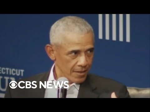 Obama warns that U.S. is "dangerously close" to autocracy