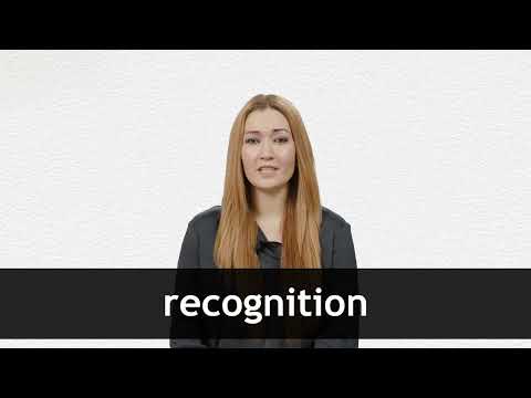 RECOGNITION definition and meaning | Collins English Dictionary