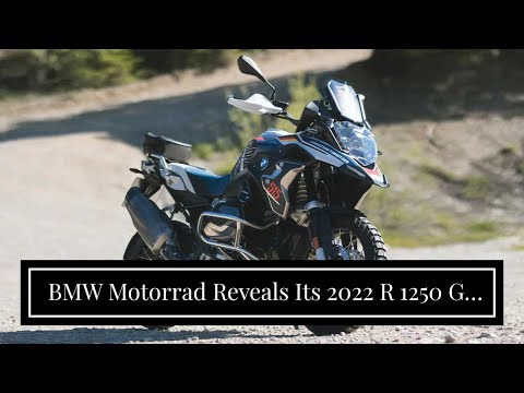 BMW Motorrad Reveals Its 2022 R 1250 GS Trophy Competition Bike