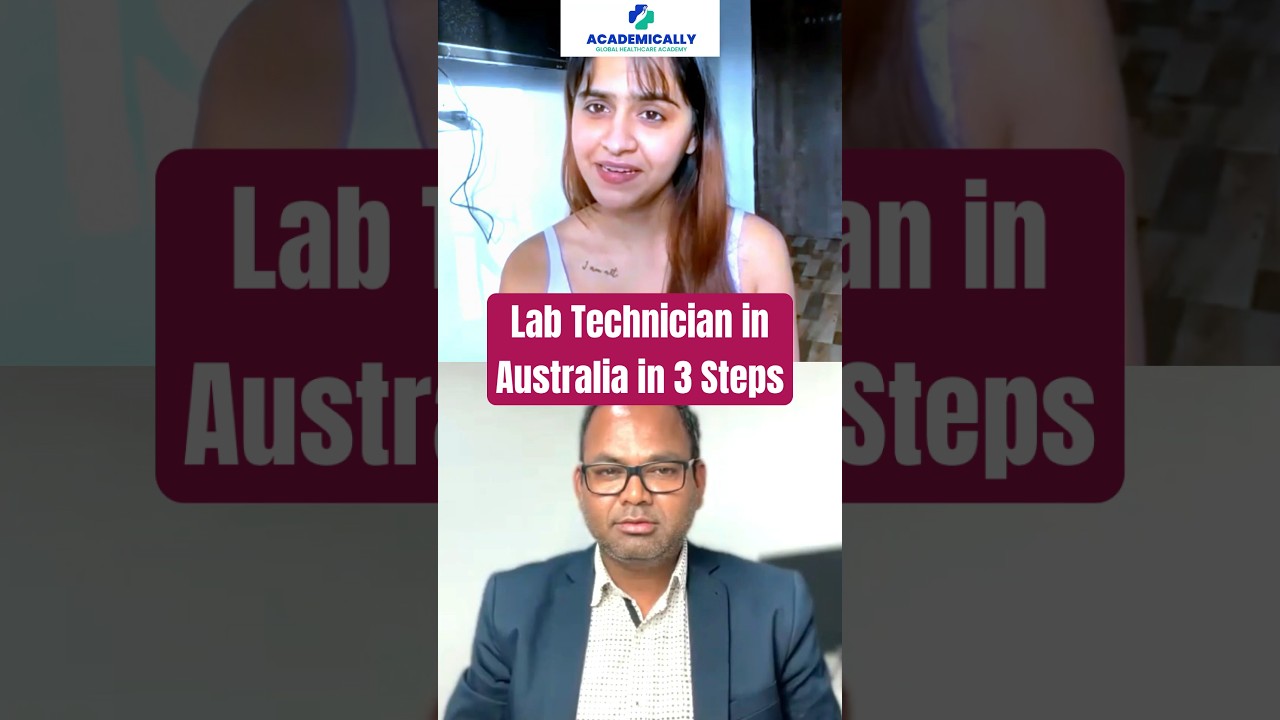 3 Steps to Become a Lab Technician/Scientist in Australia #Shorts #LabTechnicians #DrAkramAhmad