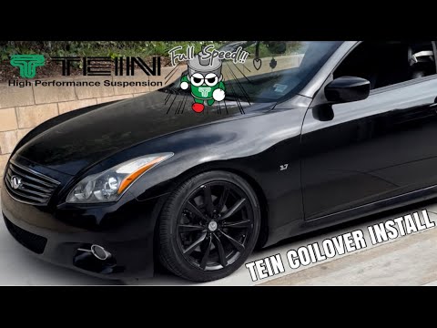 G37 Coupe Coilover Install: TEIN STREET BASIS