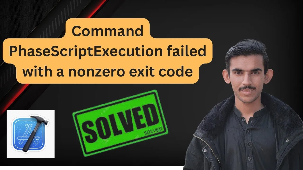 SOLVED : command phase script execution failed with a nonzero xcode Insurance