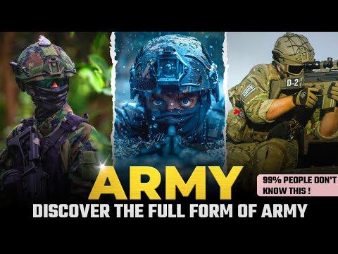 Full Form of ARMY | ARMY Meaning | Informative Forms