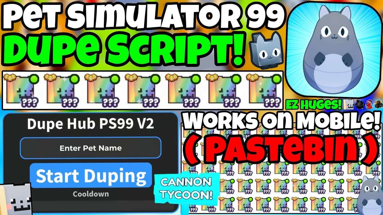 [💥MATRYOSHKA EGG] OP SCRIPT Pet Simulator 99 Dupe Script Working New Huges Free Script Pastebin 2025