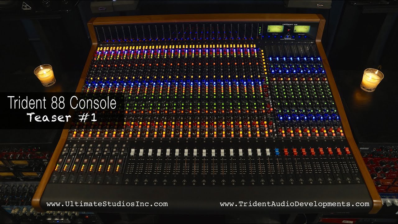 New Trident 88 Recording Console Teaser 1