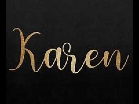 THE BIBLE TALK SHOW PRESENTS #2 KAREN WHAT DOES MY NAME MEAN