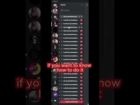 How to nuke a discord server without admin #nuke #bot #discord #server