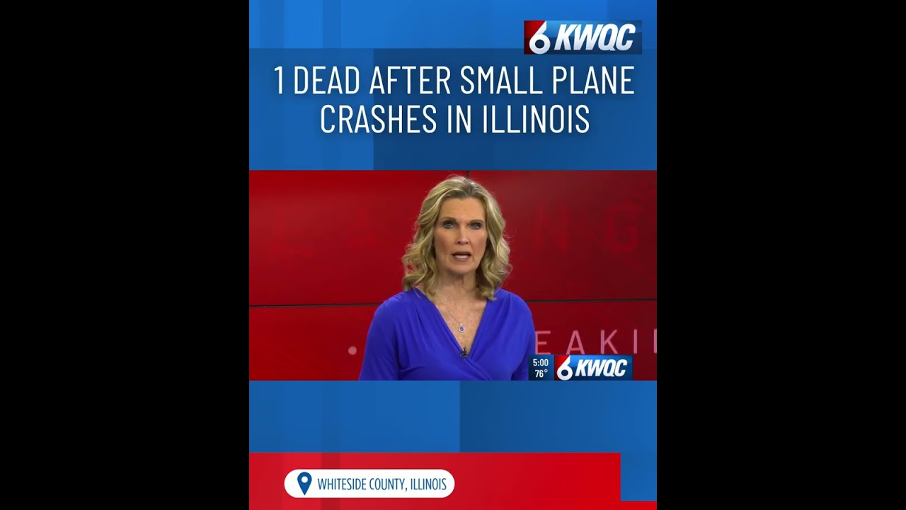 1 dies after small plane crashes in Whiteside County