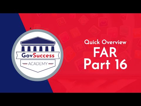 FAR PART 16 (Simplified) | Foolproof Guide to Understanding Contract Types and Risk