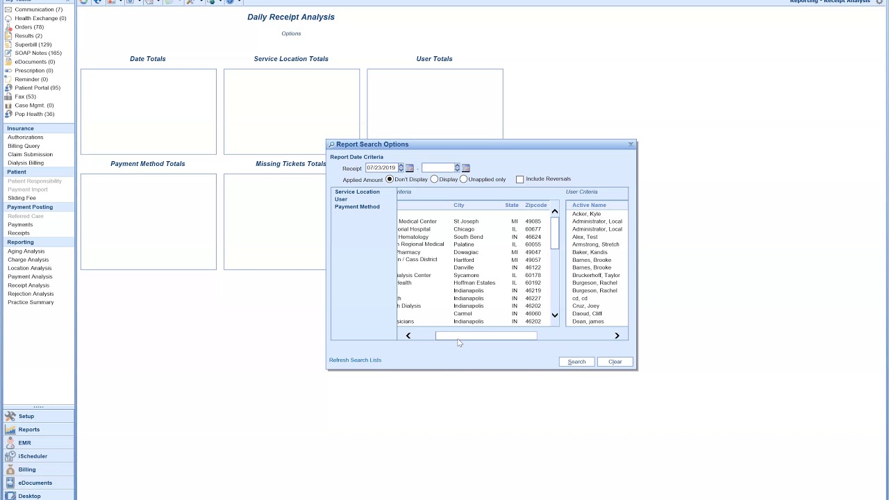 Receipt Analysis Report