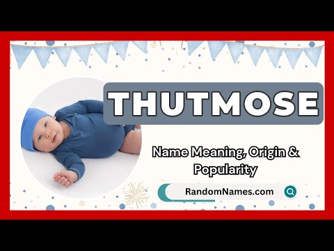 Thutmose - Baby Boy Name Meaning, Origin & Popularity - RandomNames.com