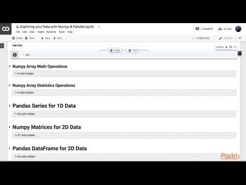 Learn Hands On Data Analytics for Beginners with Google Colaboratory NumPy Array for 1D Data ...