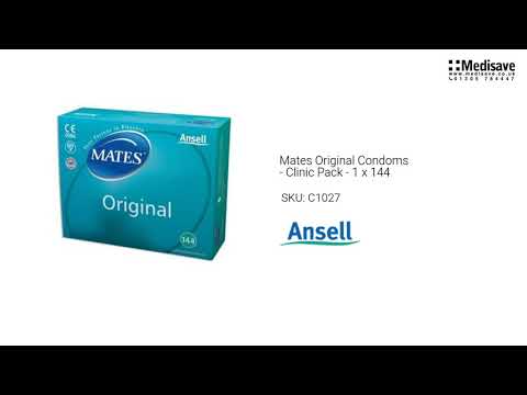 Mates Original Condoms Clinic Pack 1 x 144 C1027