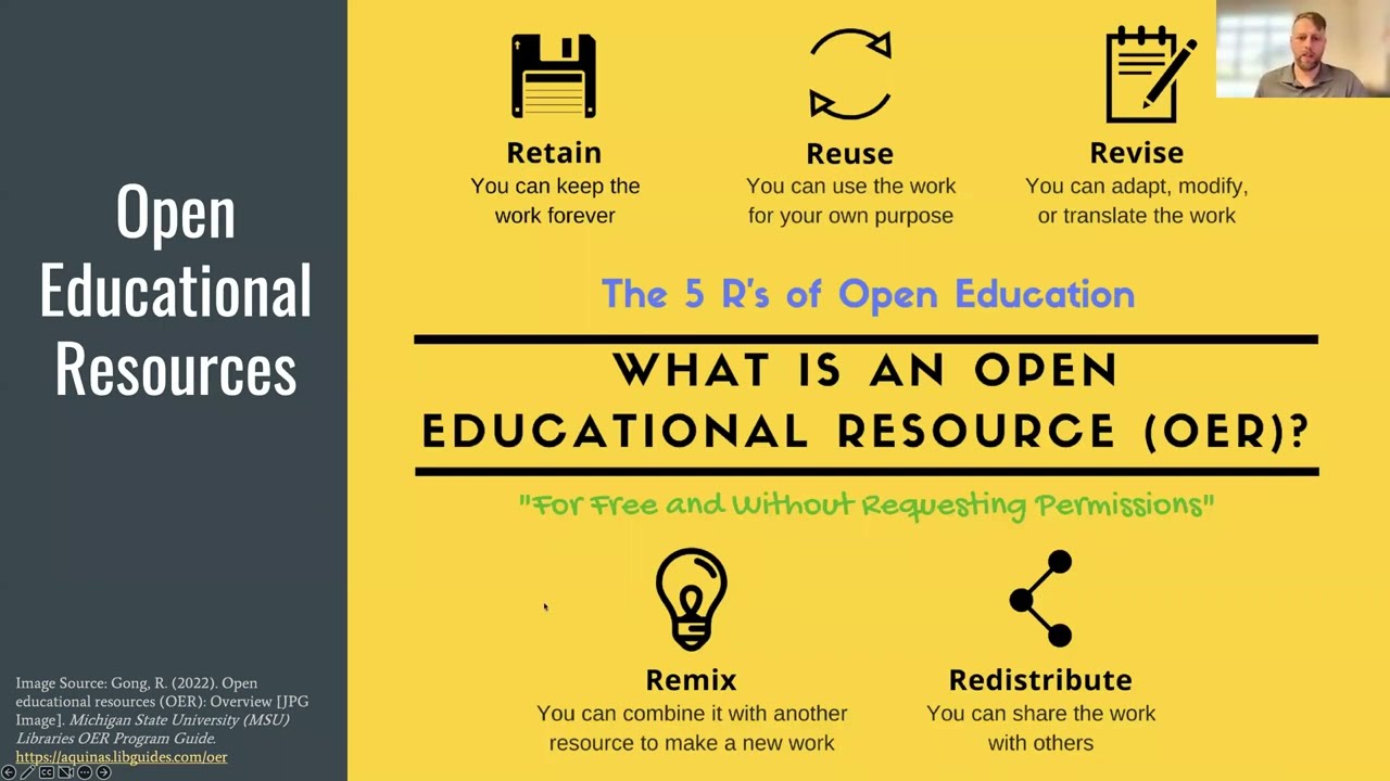 Using OER Materials to Create a Seamless Learning Experience