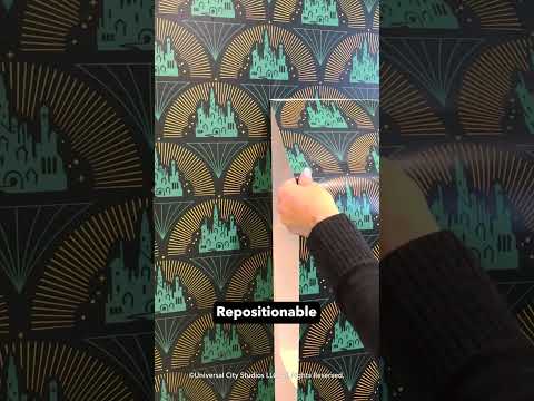 Wicked Peel and Stick Wallpaper Install