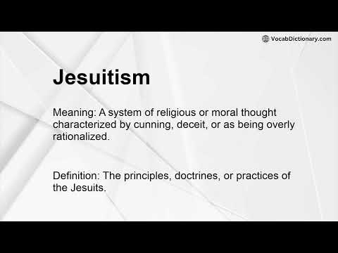 Jesuitism Meaning