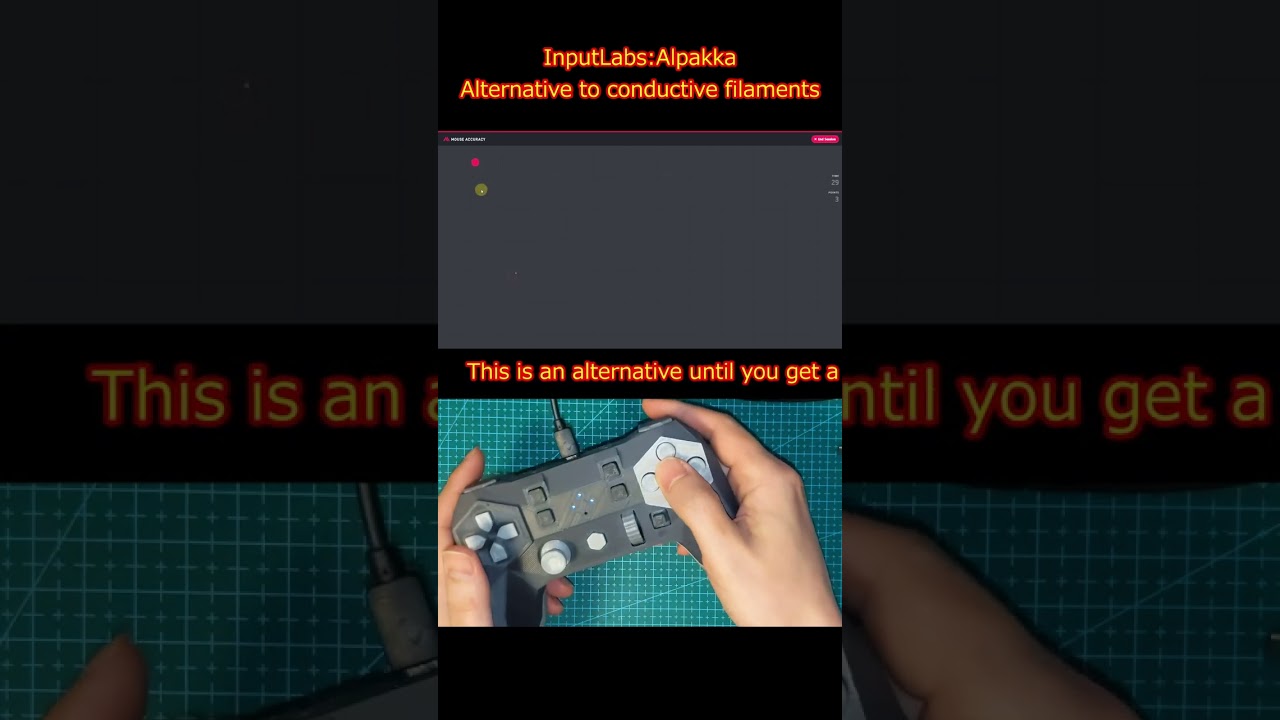 【shorts】InputLabsAlpakka Alternative to conductive filaments